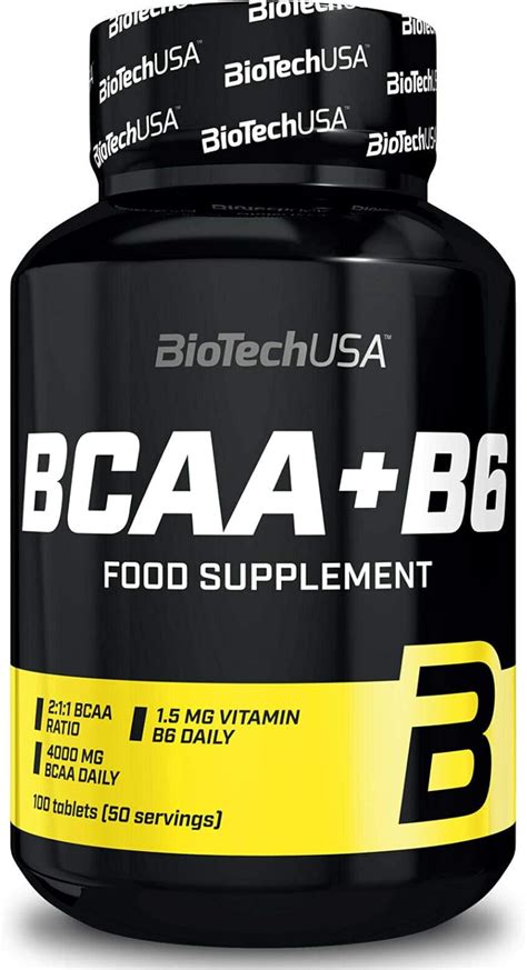 Biotech Bcaa Plus B6 Supplement Pack Of 100 Tablets Uk