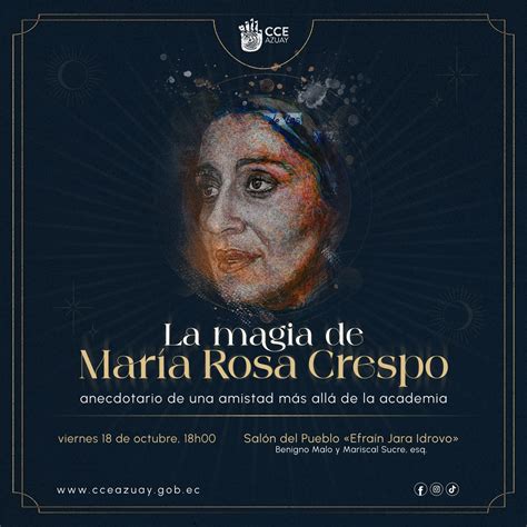 La Magia De María Rosa Crespo Visitcuenca