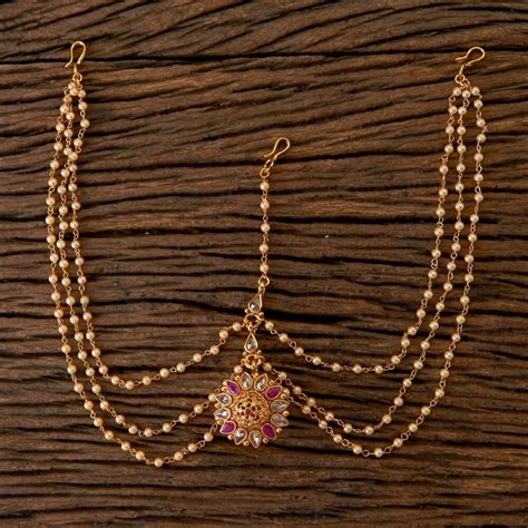 Brass Antique Bore Damini With Gold Plated 203194 At Rs 320piece In Mumbai