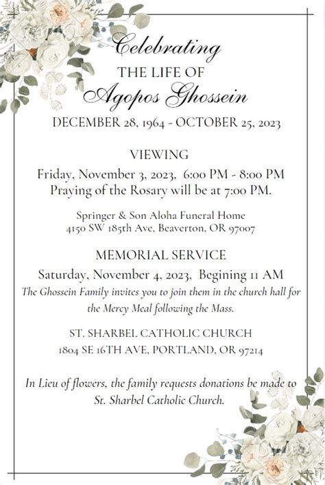 Agopos Ghossein Springer And Son