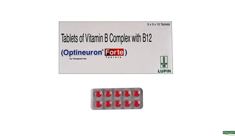 Buy Optineuron Forte 10 Tablets Online At Best Prices Wellness Forever