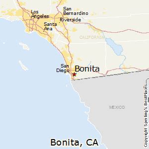 Map Of Bonita California