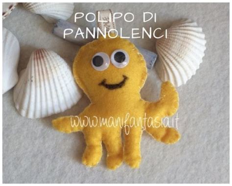 Polipo In Pannolenci Tutorial Cartamodello Manifantasia
