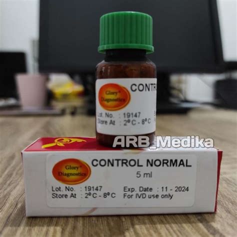 Promo Kontrol Serum Normal 5ml Control Normal Kimia Klinik 5 Ml Glory