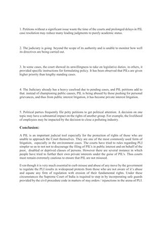 Public Interest Litigation 211047docx