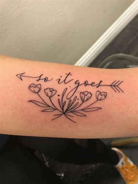 Arrow Quotes Tattoo