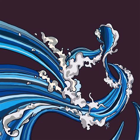 Demon Slayer Inspired Water Drawings By Lehuong Abstract Art For