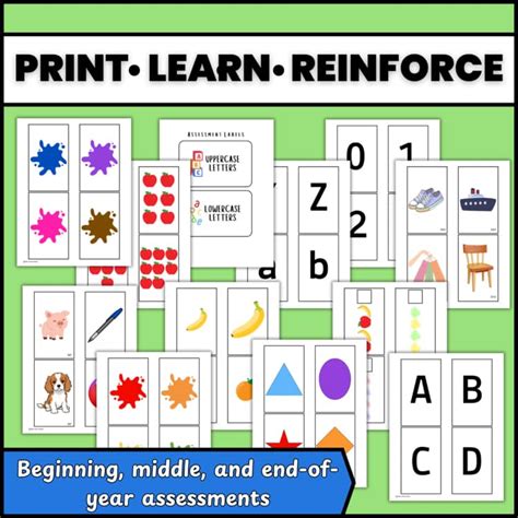 Preschool Progress Report And Kindergarten Readiness Assessment Year Long Tracker