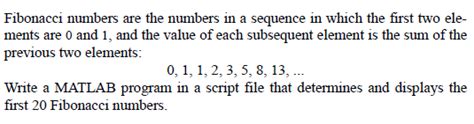 Answered Fibonacci Numbers Are The Numbers In A Bartleby