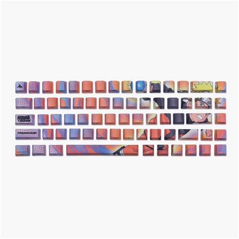 Naruto X Hg 68 Keycaps Set Naruto Tophiground