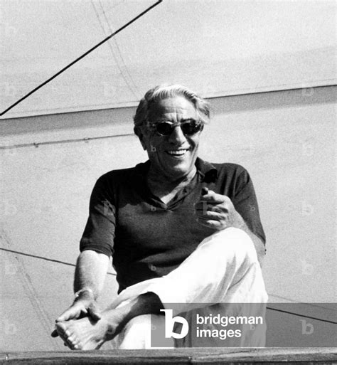 Image Of Portrait Of Aristotle Onassis On His Yacht In 1971