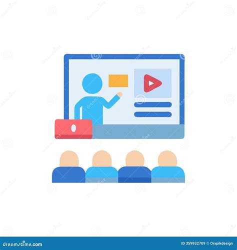 Classroom Icon Black Line Art Vector Logo 330201107