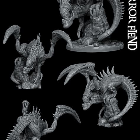 3d Printable Terror Fiend By Rocketpiggames