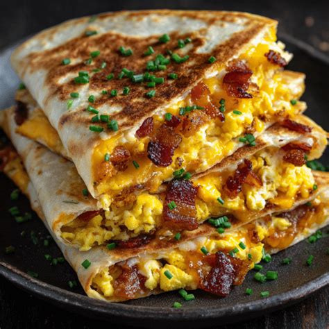 Bacon Egg Cheese Breakfast Quesadillas 5 Simple Steps To Delicious