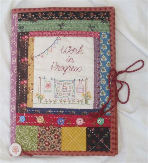 Work In Progress Notebook Cover Pdf Pattern Etsy