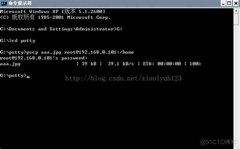 使用pscp exe 在windows和linux 之间拷贝文件 wx63647ca229299的技术博客 51cto博客