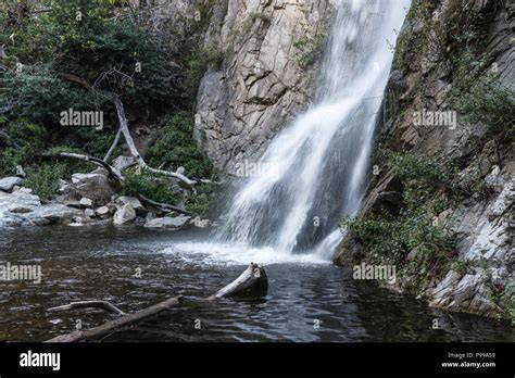 Sturtevant Falls In The Angeles National Forest And San Gabriel