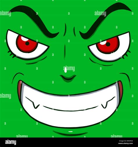 Evil Cartoon Grin
