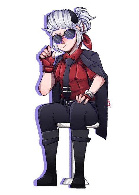 Justice With Sunglasses By ~gug~ Helltaker Know Your Meme