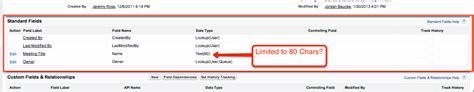 can standard field name for sobject be longer than 80 characters