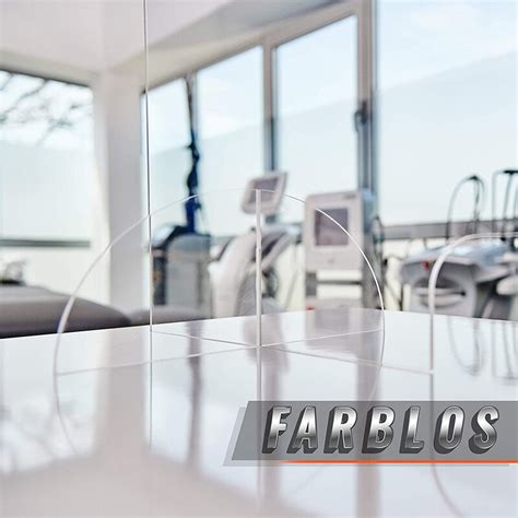 15 7 Inch Acrylic Shield Protective Shield Barrier Grandado