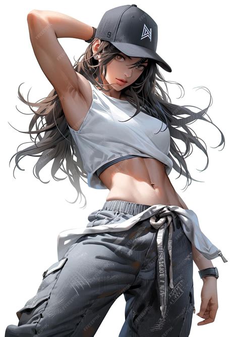 Premium Photo Fighter Anime Girl