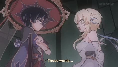 Lumine And Scaramouche Genshin Impact Drawn By Cilorine Danbooru