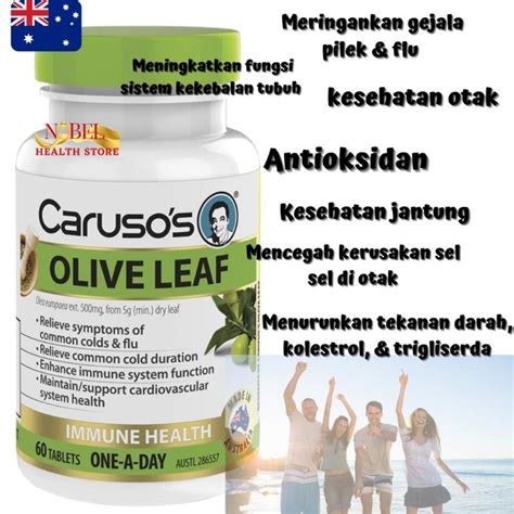Jual Carusos One A Day Olive Leaf 60 Tablets Shopee Indonesia