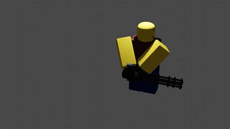 A New Render I Made Of A Minigunner Rrobloxgamedev