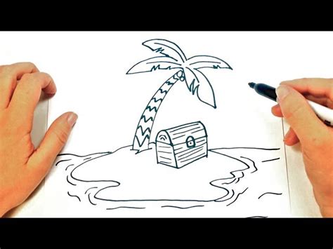 Deserted Island Drawing
