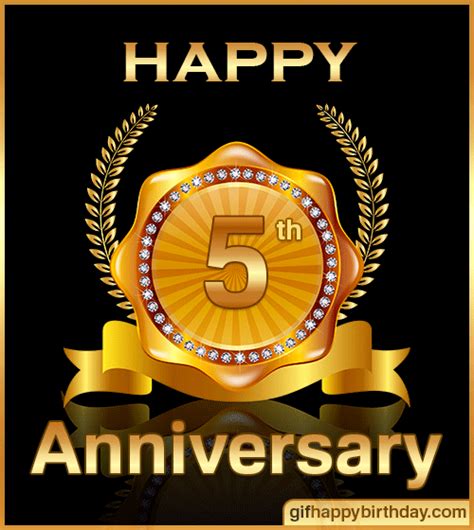 Happy 5th Work Anniversary  Image To U