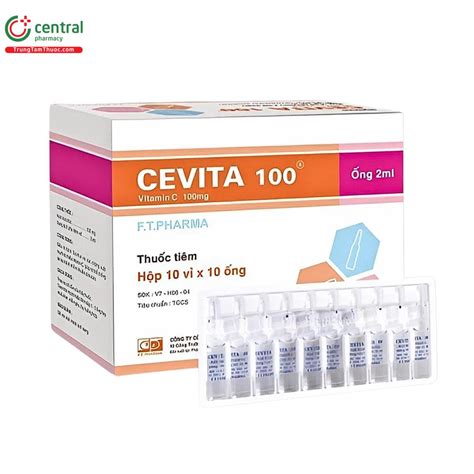 Thuốc Cevita 100 điều Trị Bệnh Scorbut Chảy Máu Do Thiếu Vitamin C