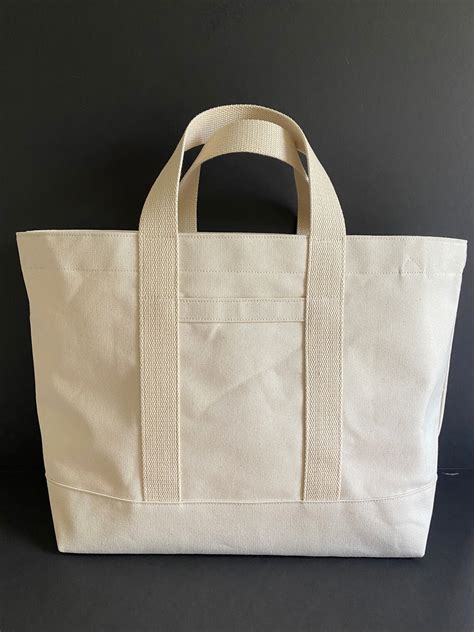 Large Canvas Tote Bag Etsy