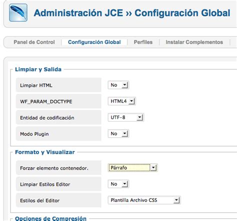 configuracion editor jce joomla 2 5 foro webempre