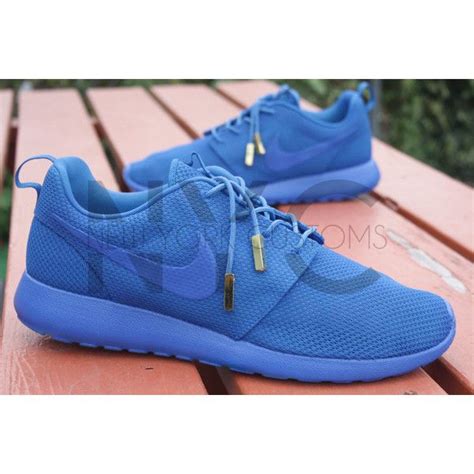 Nike Roshe Run One Blue Jordan 2 Don C W Gold Aglets Custom