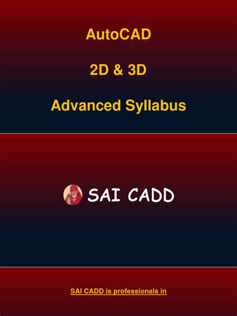 Autocad Syllabus Pdf