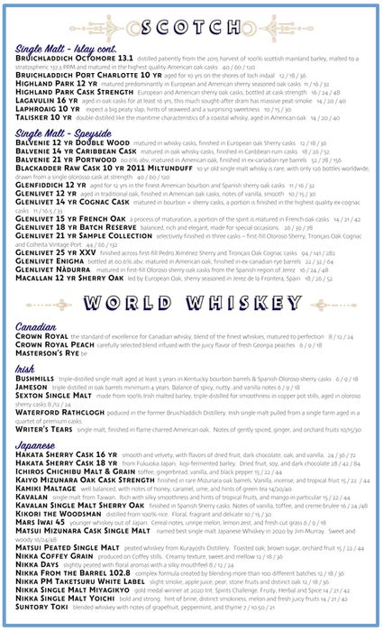 Menu Hana Koa Brewing