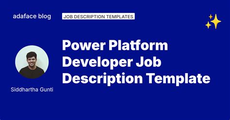 Power Platform Developer Job Description Template Adaface