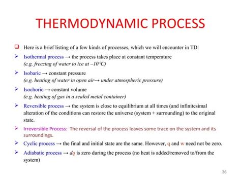 Basic Concept And First Law Of Thermodynamics Ppt Chemistry Science