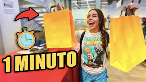 Le Compro A Mi CuÑada Todo Lo Que Pueda Agarrar En 1 Minuto Youtube