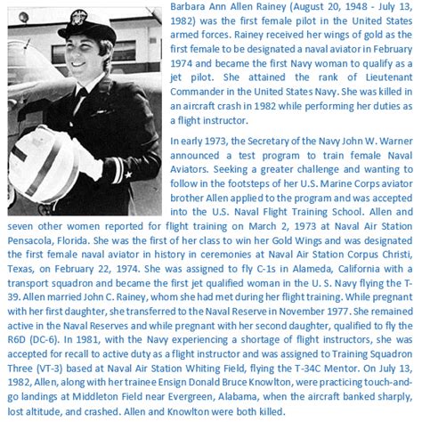 Ron Eisele On Twitter Killed In A Flying Accident On 13 July 1982 Barbara Ann Allen Rainey