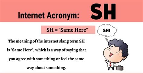 SH Meaning What Does The Common Term SH Mean And Stand For ESL