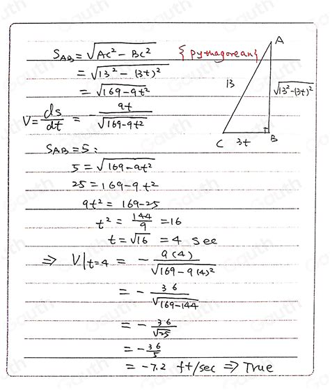 Solved Rachel Is Standing Atop A 13 Ft Ladder The Ladder Is Leaning