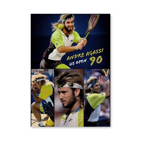 Poster Andre Agassi Us Open Aesthetic Posters