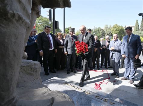 President Ilham Aliyev Attended The Unveiling Of Ashig Alasgars Statue