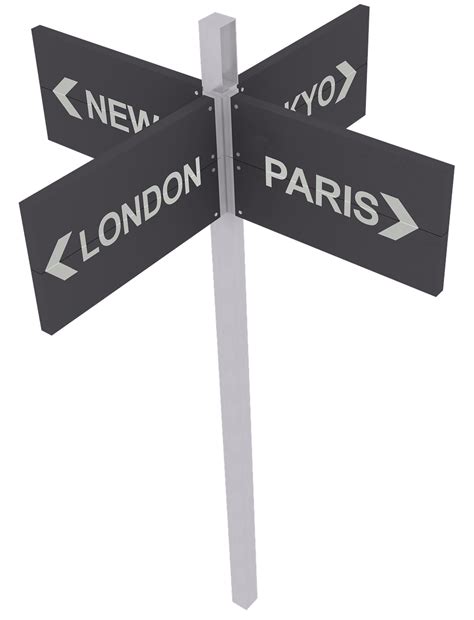 Sign Signage Crossroads Guide Free Illustrations Free Image From