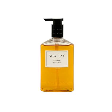 Gingerandme Shower Body Oil New Day 400ml A Touch Of Beauty