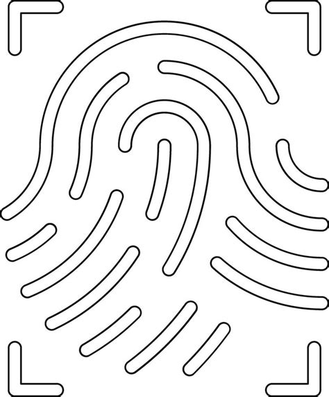 Fingerprint Scan Vector Icon 37050937 Vector Art At Vecteezy