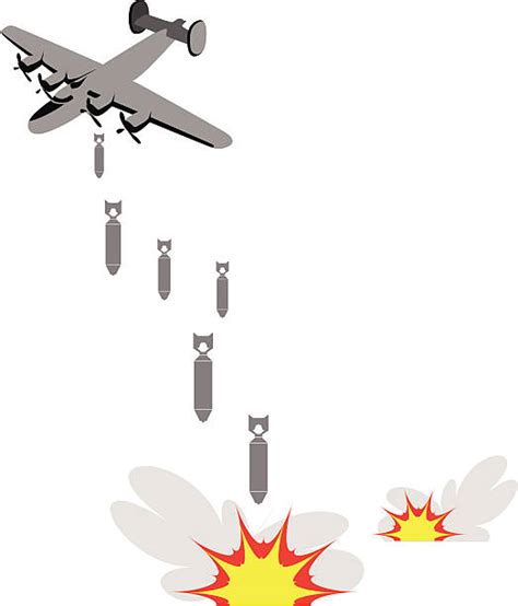 Plane Dropping Bombs Illustrations Royalty Free Vector Graphics And Clip