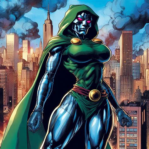 Female Dr Doom By Mort Aux Arts On Deviantart